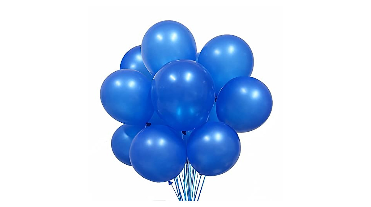 Royal Blue Balloons - 12 Inch Latex Pack for Parties & Events