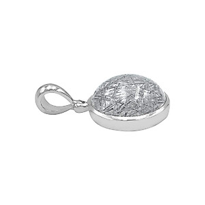 Starborn Silvery Tourmalinated Quartz Pendant in Sterling Silver