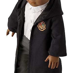American Girl Harry Potter 18-inch Doll Hogwarts Uniform with Pants Outfit and Robe Featuring School Crest, For Ages 6+