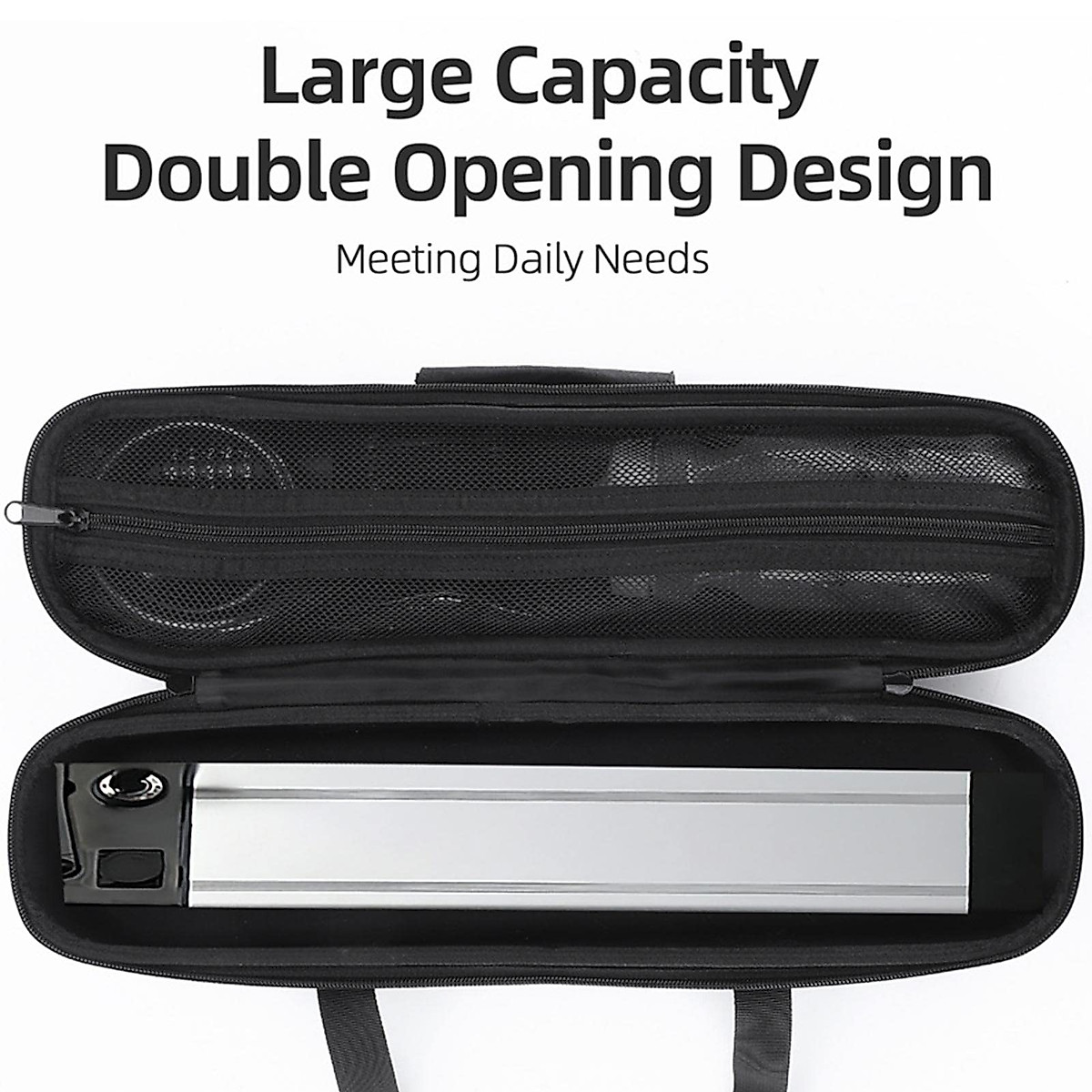 Ebike Battery Case, Ebike Waterproof Storage Bag Large-Capacity Fireproof Battery Bag, E- Battery Accessories for Long-Distance Biking, Camping, Batteries Storage