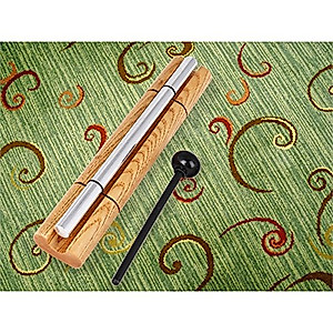 Woodstock Chimes Signature Collection, Woodstock Zenergy Chime, 9.2'' Deep Zen Eastern Energies Chimes for Awareness, Meditation, Relaxation (ZENDEEP)