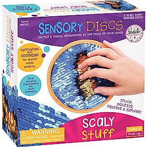 Sensory Playtivity Scaly Stuff Sensory Discs, Pack of 3