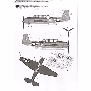 Academy 12340 1/48 US Navy TBF-1C Avenger Battle of Leyte Plastic Model