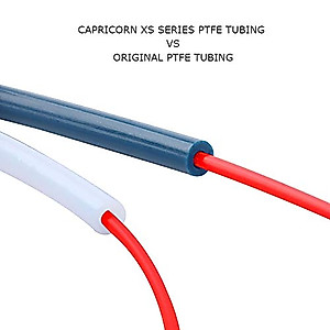 Creality Upgrade 3D Printer Kit with Capricorn Premium XS Bowden Tubing 1M， PTFE Teflon Tube Cutter, Pneumatic Fittings and MK8 Socks and Extra Nozzles for Ender 3/3 Pro/5/Voxelab Aquila