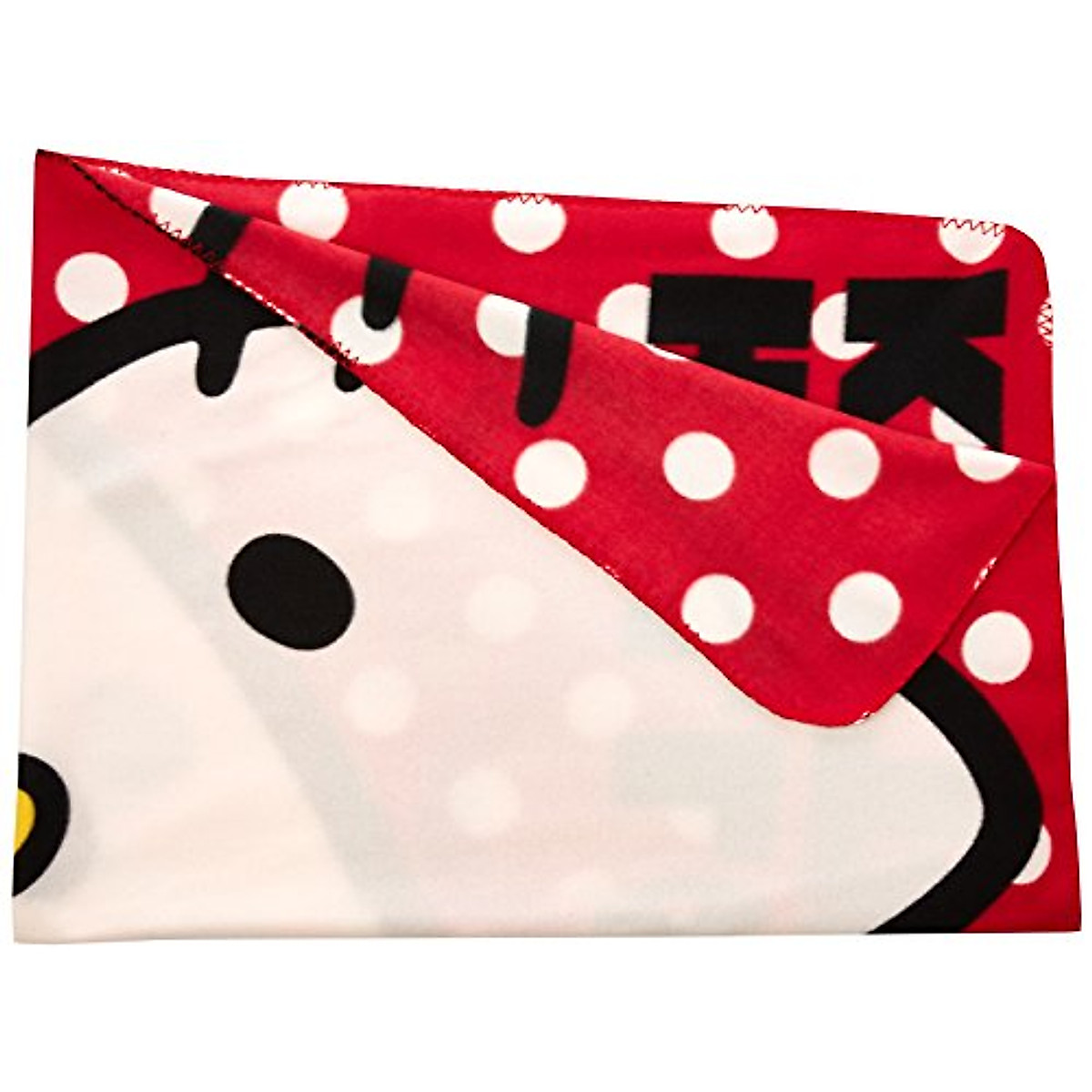 SANRIO Hello Kitty, "Polka Dot Kitty" Fleece Throw Blanket, 45" x 60", Multi Color