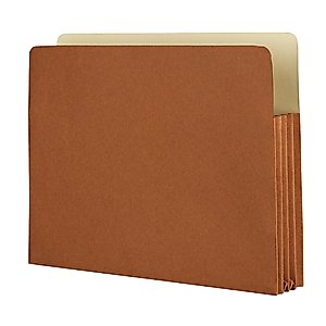 The File King Expanding Accordion File Folder | Letter Size | Box of 10 Redropes | 3.5” Expansion | Store and Organize Papers | Keep Records in One Place | Save Time Searching