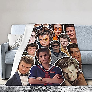 Blanket Ultra Soft Throw Blanket for Sofa Offiece Bed Car Camp Couch for Adults Kids 50"x40"