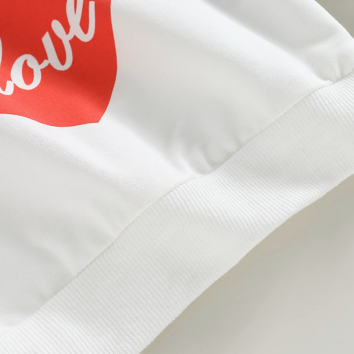 Toddler Baby Girl Boy Valentine's Day Sweatshirt Little Love Heart Pullover Tops Casual Unisex Baby Outfit (Heart Shape, 0-6 Months)