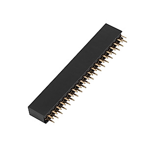 Raserry Pi Gpio He 5Pcs 2 X 20 Pins 2.54M Pitch Female Dual Row Short Pin Headers for Raserry Pi