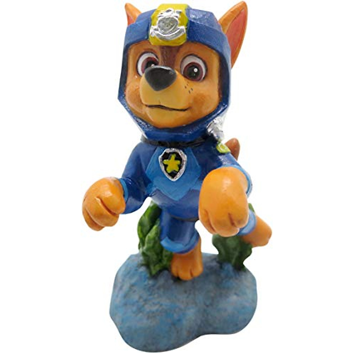 Penn-Plax Officially Licensed Paw Patrol Aquarium Ornament – Chase – Mini Size