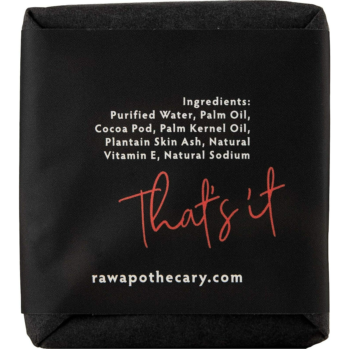 Raw African Black Soap, 100% All Natural by Raw Apothecary- Fair Trade Certified, Cruelty Free, Organic and Unrefined (1 Pound)