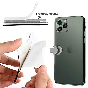 SHANSHUI Card Holder for Back of Phone, Double Cloth Slim Stretchy Phone Pocket Pouch Stick on ID Credit Card Wallet Compatible for iPhone 11 Pro Samsung Galaxy S10 and More