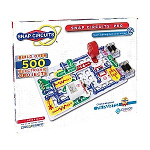 Snap Circuits Pro SC-500 Electronics Exploration Kit | Over 500 Projects Full Color Project Manual 73 + Parts STEM Educational Toy for Kids 8