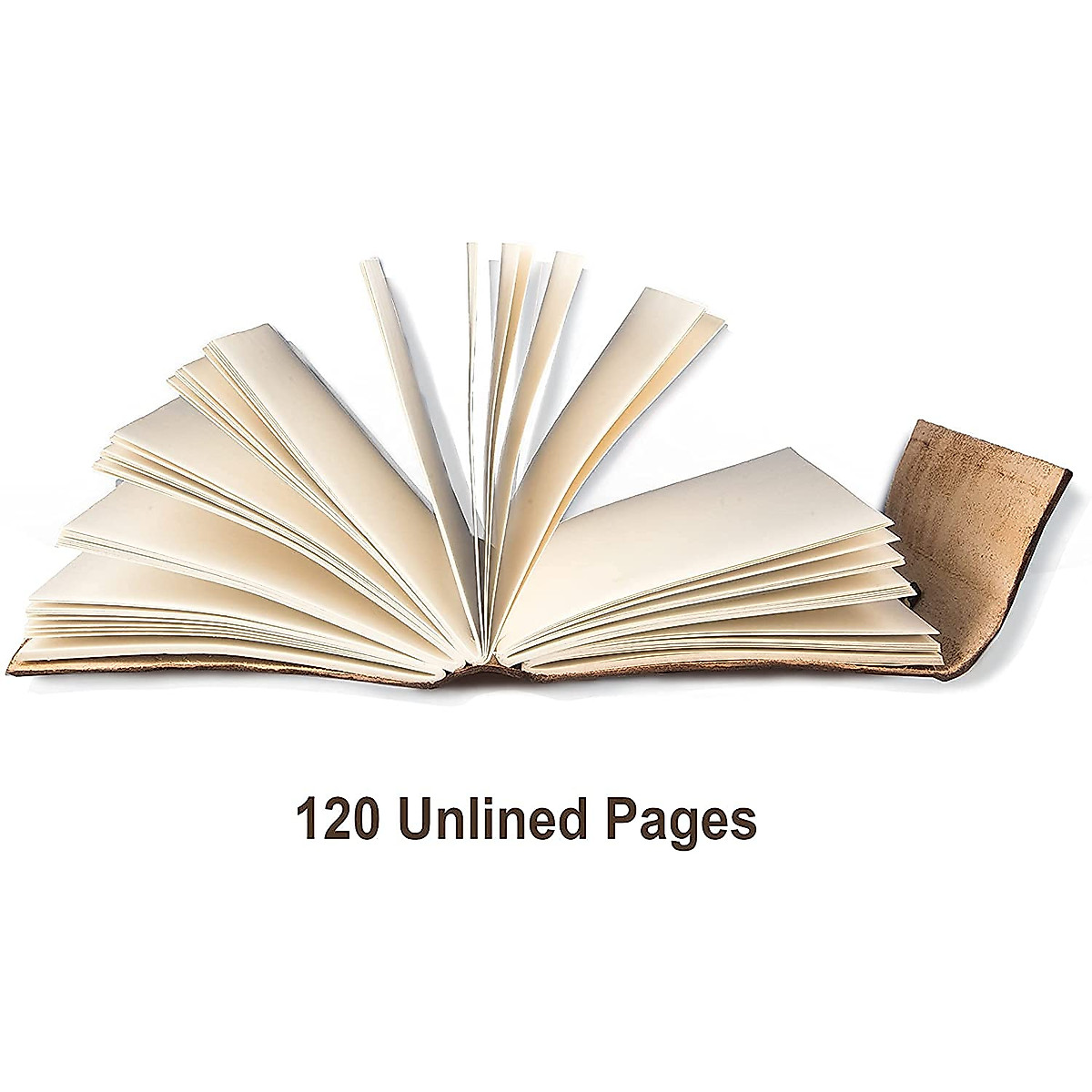 Tree of Life Leather Journal Notebook (180 Pages)- Genuine Leather Antique Vintage Refillable Journals for Men & Women - 7 x 10 Inch Unlined Paper Handmade Travel Writing Dairy, Sketchbook for Drawing