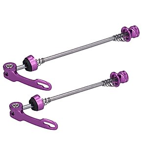 Alomejor 2pcs Quick Release Skewers Front Rear Skewer Road Mountain Bike Quick Release Skewers Accessory()
