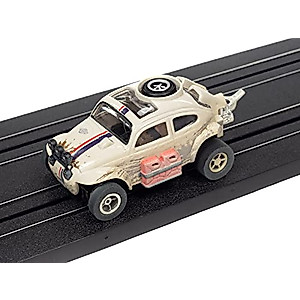 Auto World Xtraction 1965 Volkswagen Baja Bug (White) HO Scale Slot Car