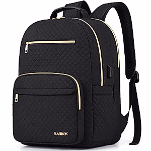 Laptop Backpack for Women, 15.6 Inch Travel Backpack for Women as Person Item Flight Approved, Waterproof Nurse Backpack, Computer Backpack Travel Bags Casual Daypacks for College, Business,Work