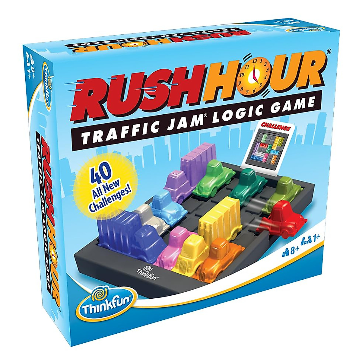 ThinkFun Rush Hour Traffic Jam Brain Game and STEM Toy for Boys and Girls Age 8 and Up – Tons of Fun With Over 20 Awards Won, International seller for Over 20 Years
