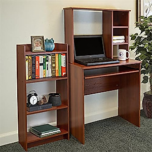 OS Home and Office Model 106067 4 Shelf Student Bookcase, Cherry