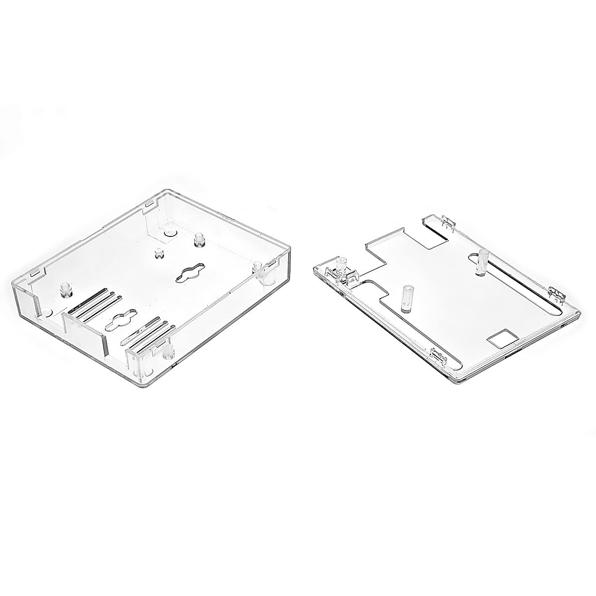 Gikfun UNO R3 R4 Case Transparent Clear Computer Box Compatible with Arduino UNO R3 R4 EK1655