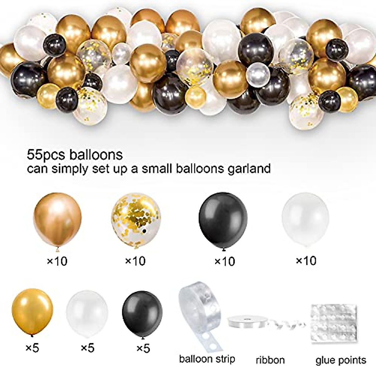 Hombae Welcome Home Decorations, Welcome Home Banner Cake Topper Balloons Kit, Welcome Back Home Military Baby Girl Baby Boy, Gold Family Theme Party Supplies, Deployment Returning Army Homecoming Party Décor