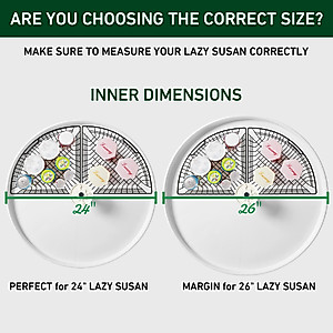 Lazy Susan Wire Storage Organizer Basket with Handle-Metal Organizing Storage Bins-Kitchen Cabinet Storage Organizer-1/4 Wedge Can Organizer (Black, 4)