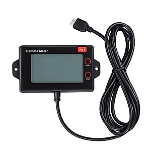 RM-6 Remote Meter LCD Display for SRNE MC Series MPPT Solar Controller Real-Time Monitoring of Data and Operating Status (Color : RM-6)