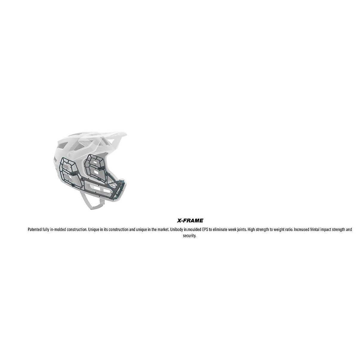 iXS Helmet Trigger FF Black SM (54-58cm)