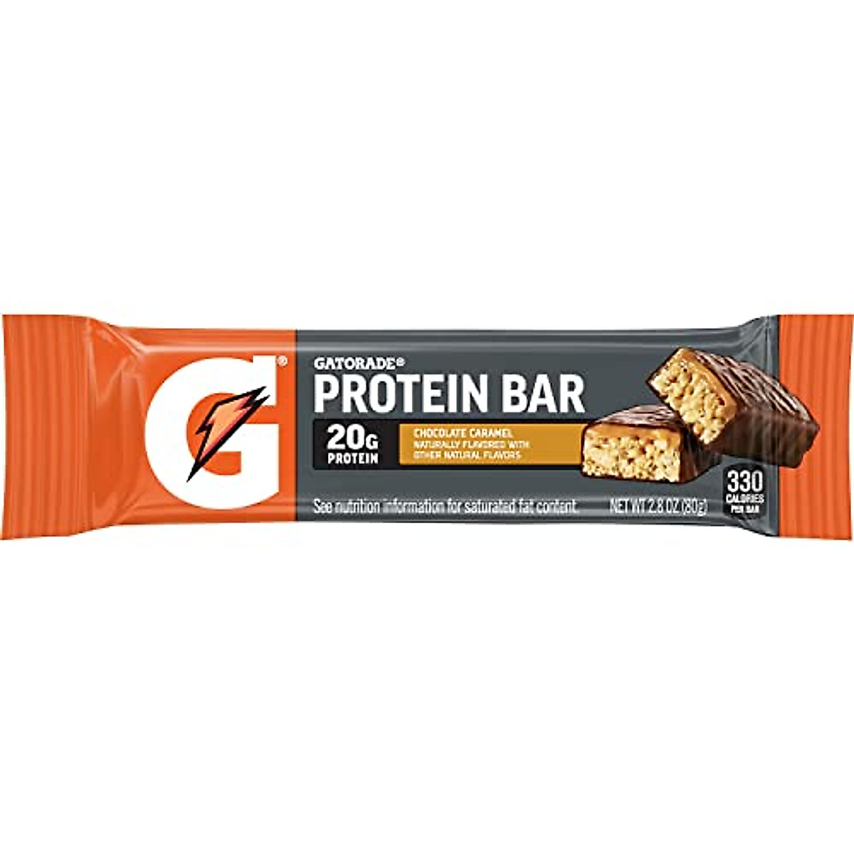 Gatorade Whey Protein Recover Bars, Chocolate Caramel, 6 Count