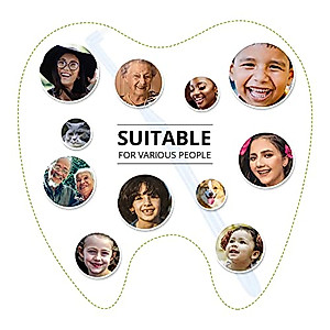 6 Pieces Tuft Toothbrush Tufted Brush End-Tuft Tapered Trim Toothbrush Soft Trim Toothbrush Single Compact Interdental Interspace Brush for Detail Cleaning