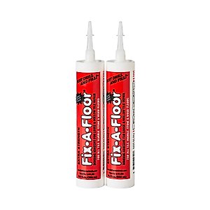 The Original Fix-A-Floor Loose Tile Repair Adhesive For All Tile, Ceramic, Marble, Stone & Wood. Custom Tip for All Grout Sizes 10.1 oz-Pack of 2 *For Best Results Use The Proven Power of a Caulk Gun*