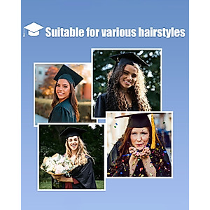 ZYIJUNY Graduation Cap Headband Secures Your Grad Cap Upgrade Insert Hat Accessories for Graduates Gift for Girls
