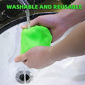 X XINDELL Windshield Glass Cleaning Tools, Microfiber Cloth Car Cleaning Tool with Extendable Handle and Reusable Cloth Auto Interior Accessories Glass Cleaner (Extendable)