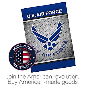 US Air Garden Flag Armed Forces USAF United State American Military Veteran Retire Official House Decoration Banner Small Yard Gift Double-Sided, 13"x 18.5", Made In USA 13 X 18.5