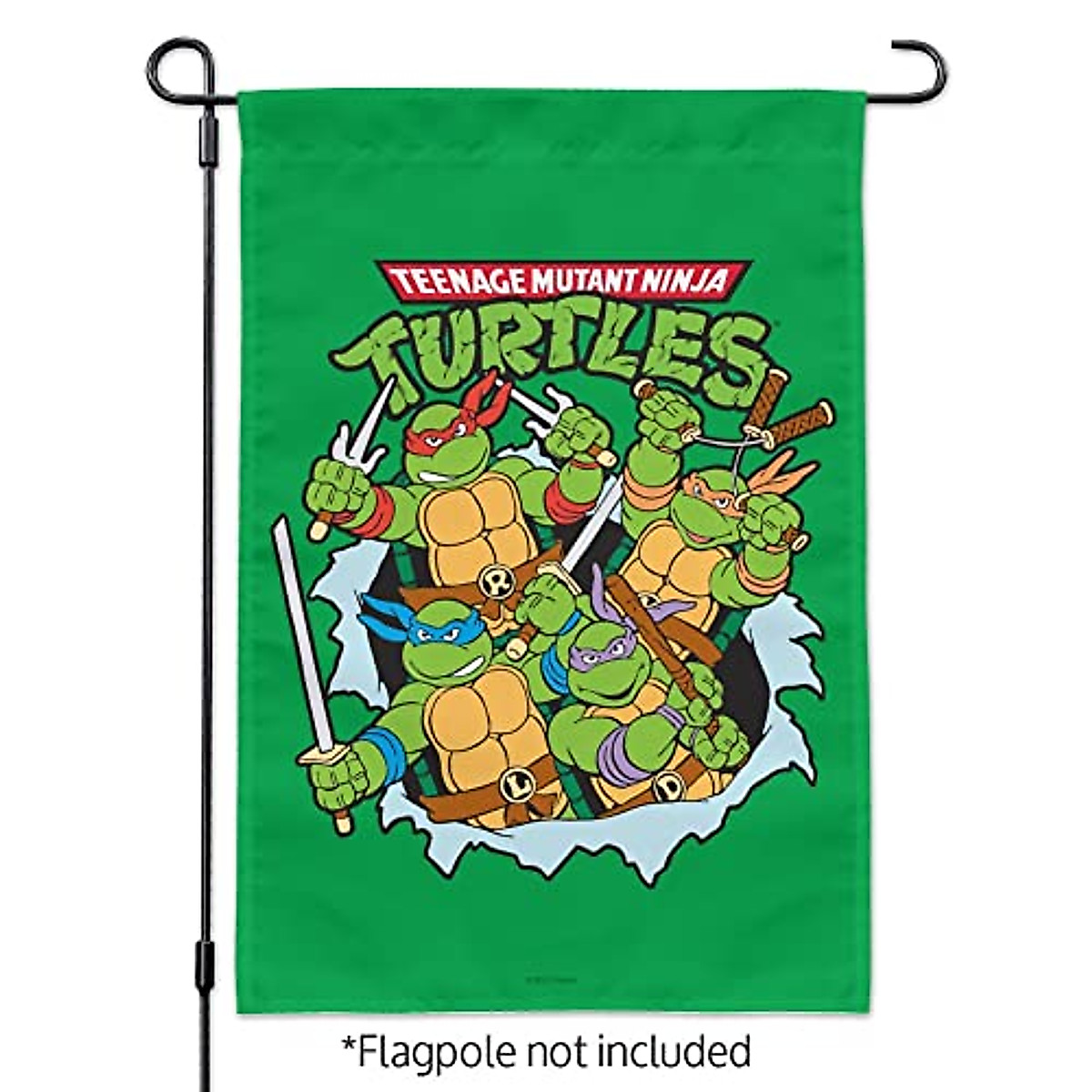 Teenage Mutant Ninja Turtles Group Retro Garden Yard Flag