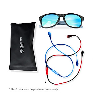 Polarized Floating Sports Sunglasses for Men Women Baseball Running Cycling Golf Durable and Ultralight Frame -Blue