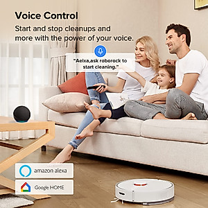 roborock S6 Pure Robot Vacuum and Mop, Multi-Floor Mapping, Lidar Navigation, No-go Zones, Selective Room Cleaning, 2000Pa Suction, Wi-Fi Connected, Alexa Voice Control (Black)