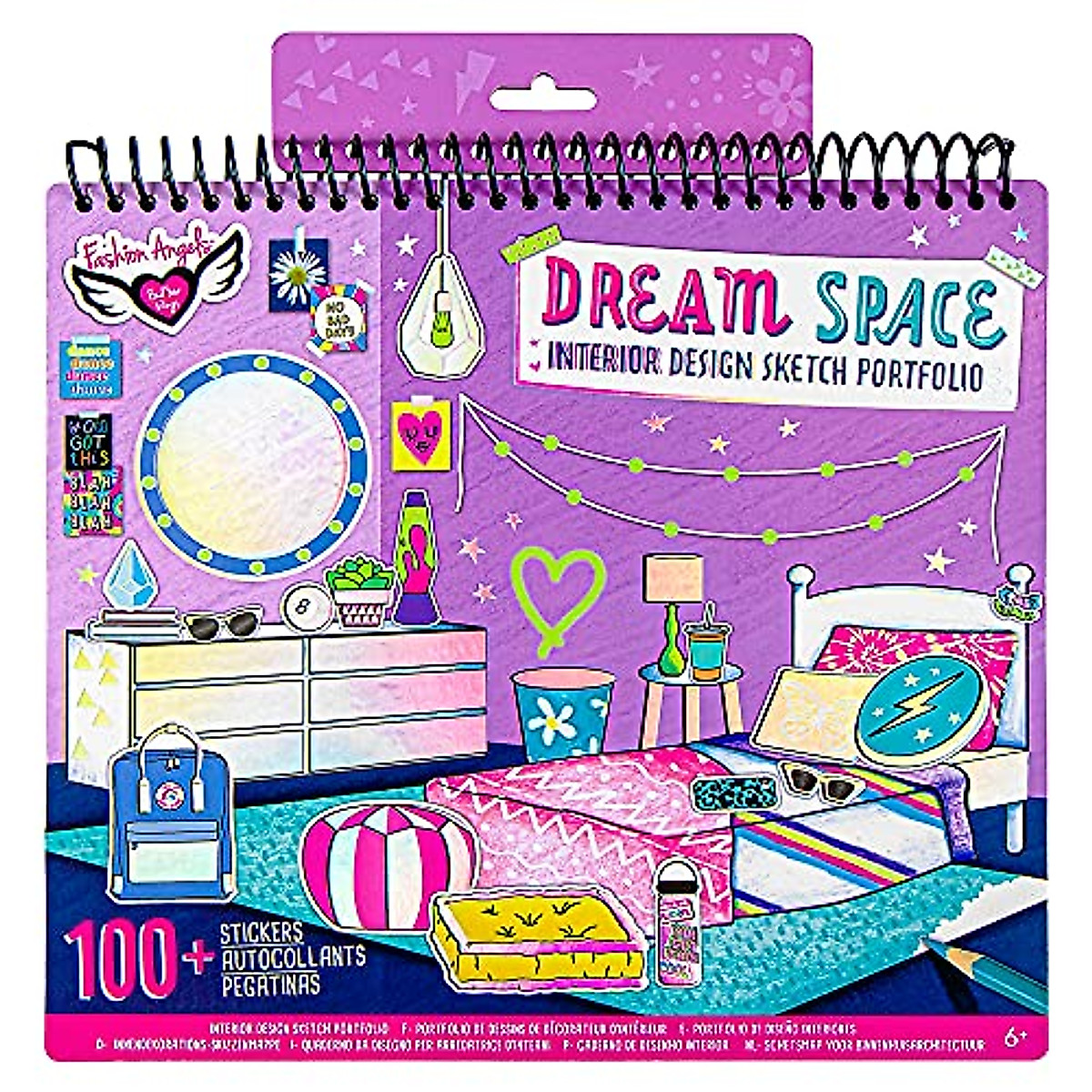 Fashion Angels Fashion Design Sketch Portfolio Artist Set & Interior Design Sketch Portfolio- Sketch Book- Learn Interior Design