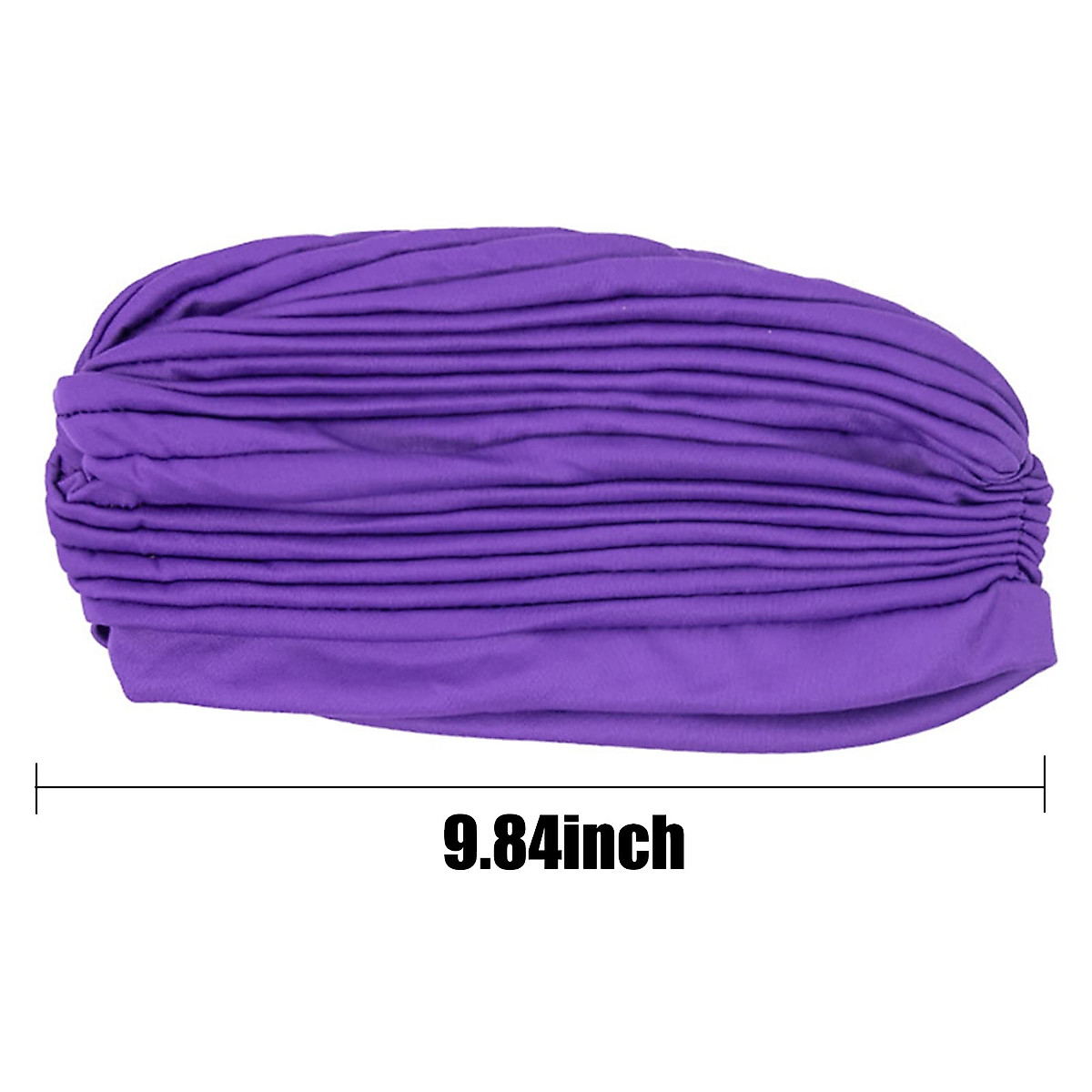 20 Pieces Stretchy Turban Cap Twisted Head Wraps Chemo India's Hat Head Cover for Women Girl Multicolor