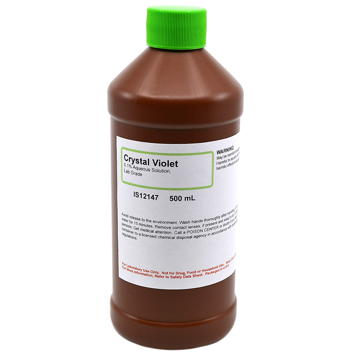 ALDON Innovating Science Laboratory-Grade 0.1% Crystal Violet Solution, 500mL - The Curated Chemical Collection