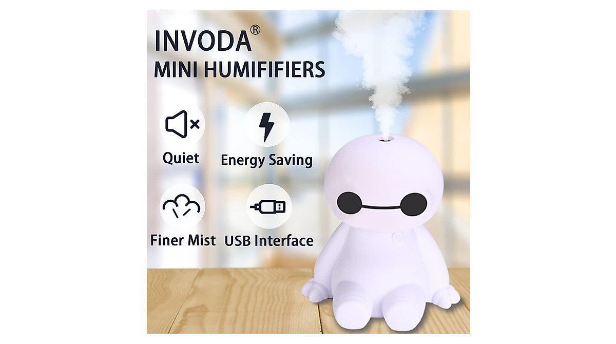 Portable Mini Cool Mist Humidifier for Travel & Office