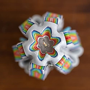 7 Chakra Candle Decor - Meditation Gifts for Women - Gift for Lover Yoga - Unique Candle Meditation Accessories (6.3 inches (16 cm))