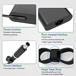 330W 19.5V 16.92A GaN AC Charger for Dell G16 7630 7620 G15 Alienwar X51 X17 R1 R2 M17 R3 R4 M18x R1 R2 R3 Area-51m R1 R2 ADP-330AB D DA330PM111 DA330PM190 LA330PM190 Laptop Power Supply Cord