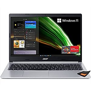 Acer Aspire 5 Slim Laptop | 15.6" Full HD IPS | 6 Cores AMD Ryzen 5 5500U | AMD Radeon Graphics | WiFi 6 | Backlit KB | Windows 11 Home w/Mousepad (40GB RAM | 2TB SSD)