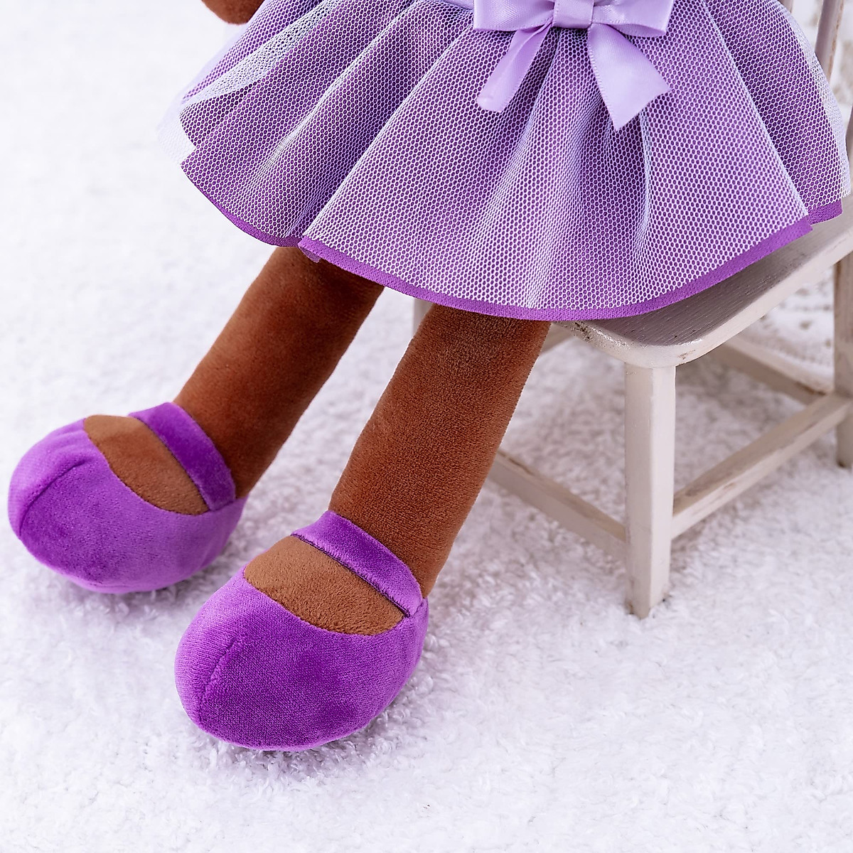 Lazada Soft Baby Doll Girl Gifts Plush African Dolls Girl Toys 16"