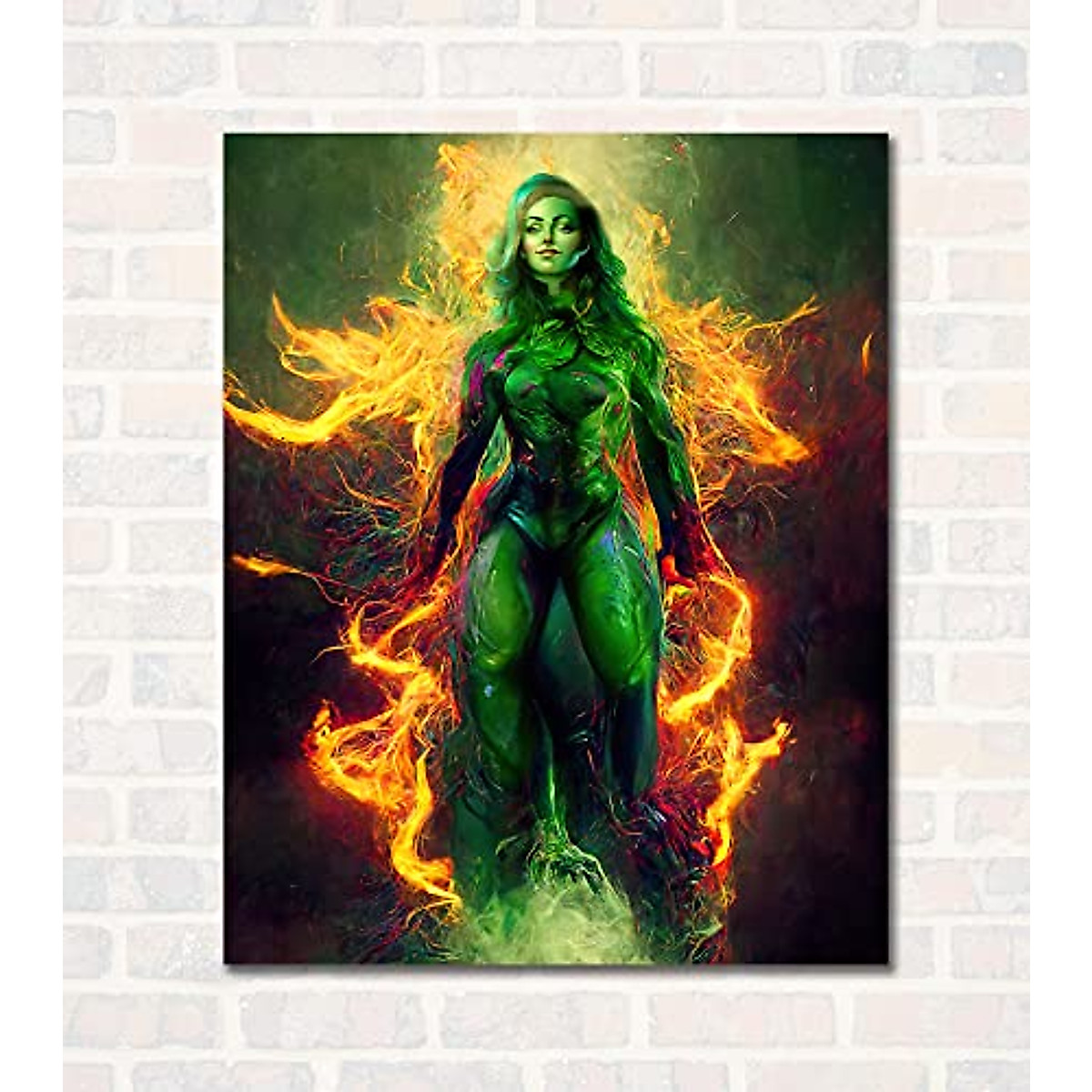 OzWood Crafts- She Hulk and Hulk Wall Decor Poster Prints, Set of 6 FRAMELESS (8''x10''), She Hulk and Hulk room decor for boy,She Hulk and Hulk Posters for Boys Room, She Hulk and Hulk Wall Art,