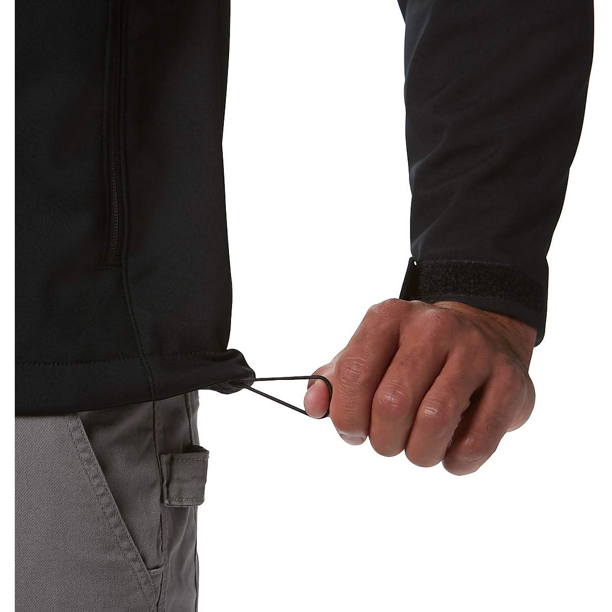 Columbia Men's Ascender Softshell Jacket, Black, Large Tall