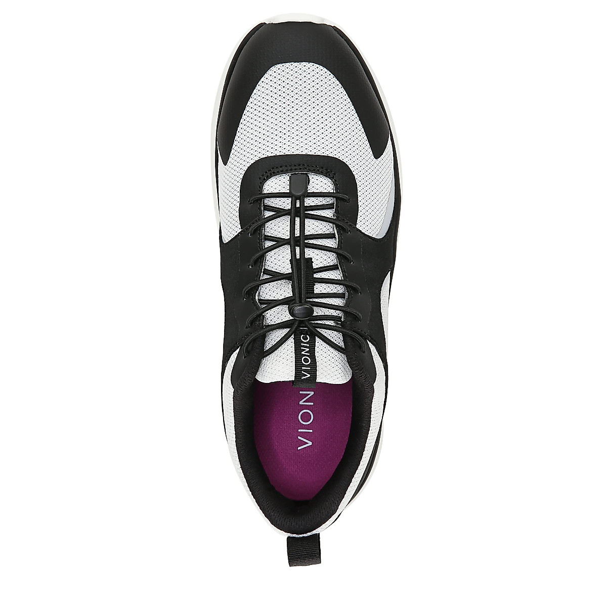 Vionic Olessa Women's Supportive Walking/Athletic S White/Black - 8.5 Medium