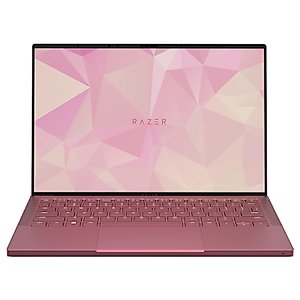 Razer Book 13 Laptop: Intel Core i7-1165G7 4 Core, Intel Iris Xe, 13.4" FHD 60Hz (1920x1200), 16GB RAM, 512GB SSD PCIe M.2 - Windows 11 - CNC Aluminum - Chroma RGB - Thunderbolt 4 - Quartz Pink