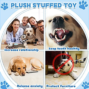 Honoson 9 Pcs Squeaky Plush Dog Toys Durable Cute Soft Dog Teething Toys Stuffed Animal Chew Toys Squeaky Plush for Puppy, Small, Medium Dogs for Dog (Cute Animal)